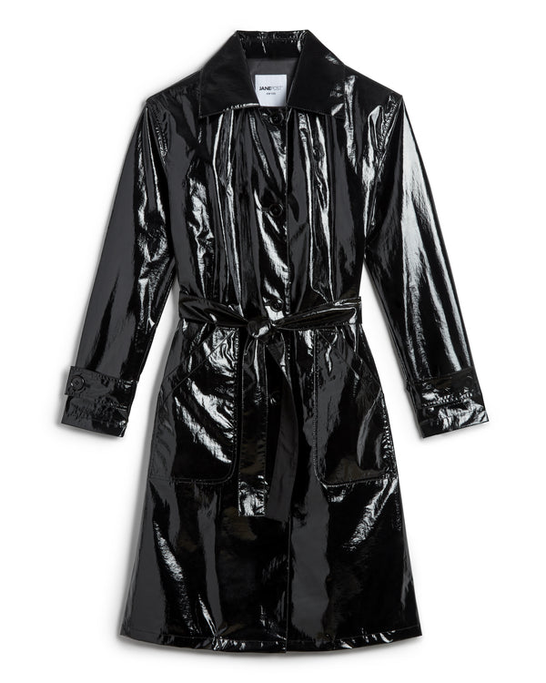 Lightweight Slicker Raincoat - Jane Post